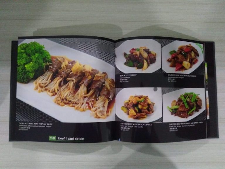 Mau Pesan Buku Menu Restoran? Lihat Contohnya di Sini! - Susan Pro ...